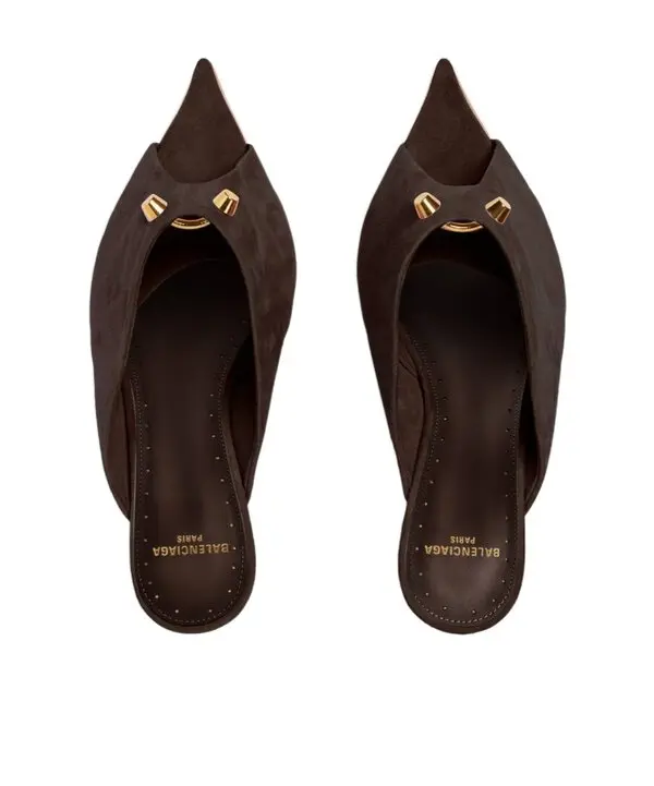 Balenciaga Midnight City Mule In Testa Di Moro