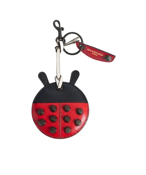 Balenciaga Le City Ladybug Keychain/charm - Black/red