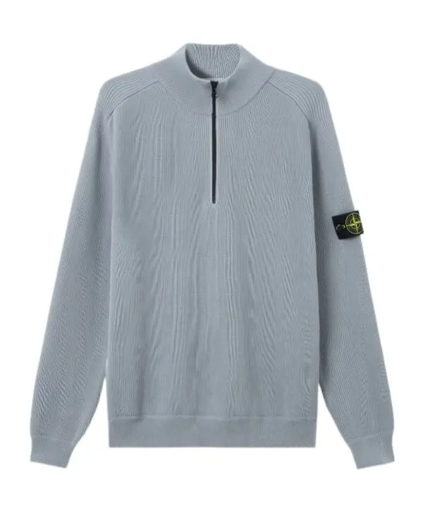 Stone Island Regular-fit Half-zip Jumper