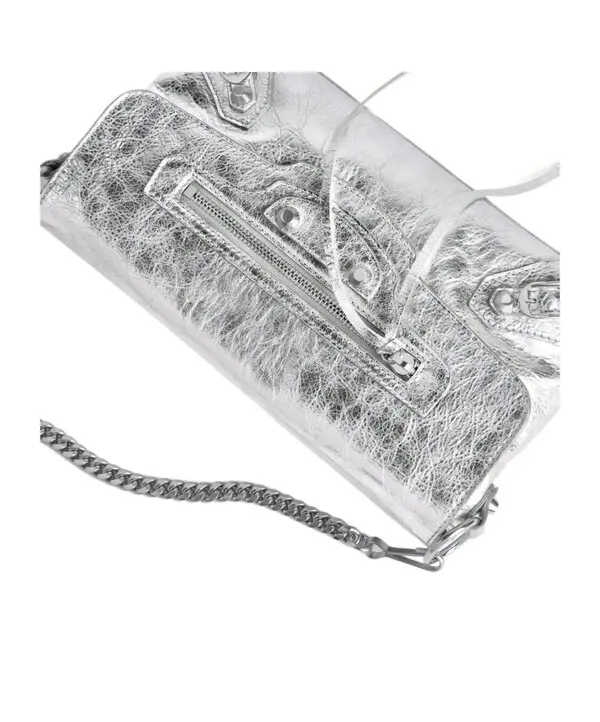 Balenciaga Le City Clutch With Chain
