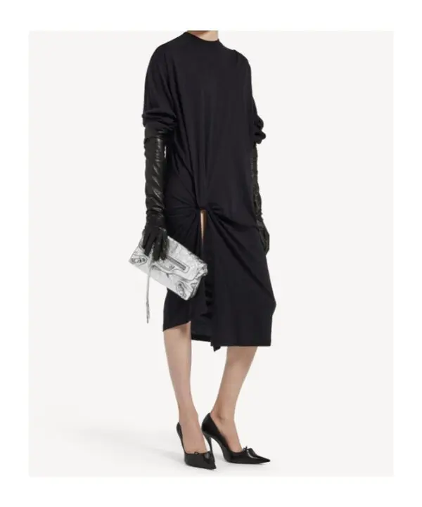 Balenciaga Le City Clutch With Chain