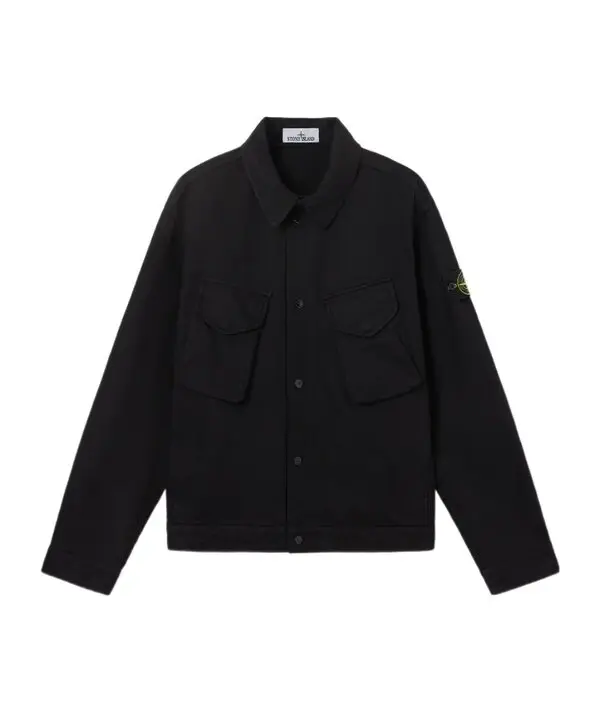 Stone Island Coach Jacket With Anti-drop Finish