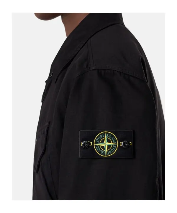 Stone Island Coach Jacket With Anti-drop Finish