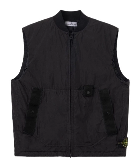 Stone Island Wind-resistant Padded Vest With Anti-drop