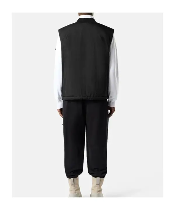 Stone Island Wind-resistant Padded Vest With Anti-drop