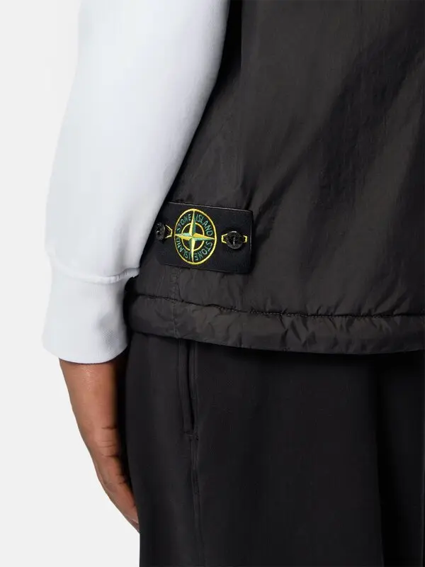Stone Island Wind-resistant Padded Vest With Anti-drop