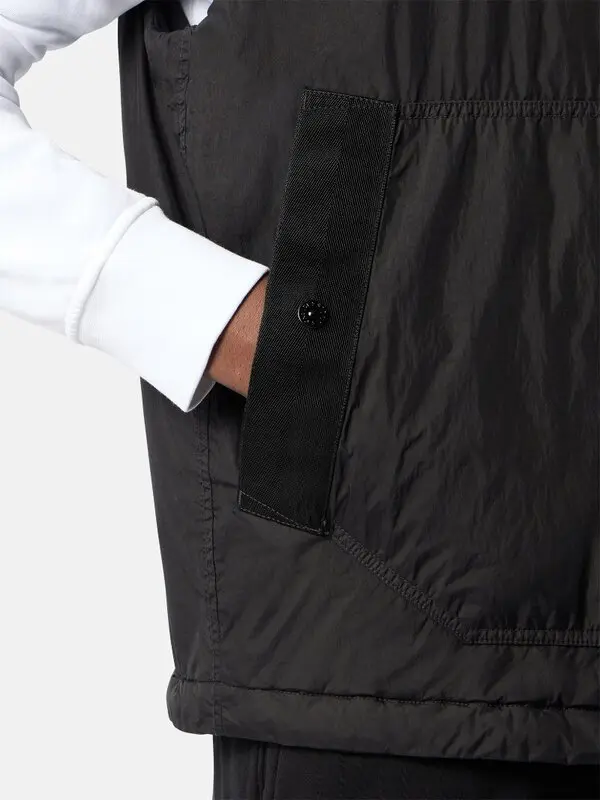 Stone Island Wind-resistant Padded Vest With Anti-drop