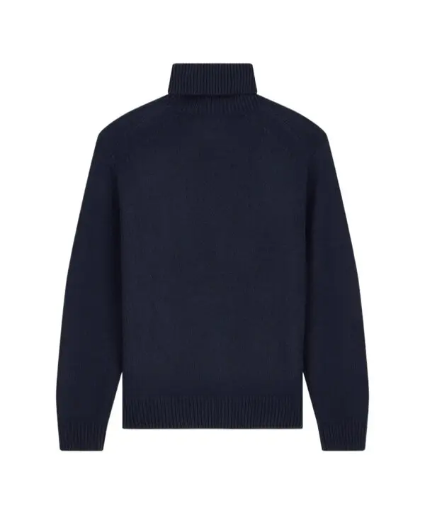 Emporio Armani Shaved Virgin Wool Sweater Hong Kong Capsule Collection - Navy Blue