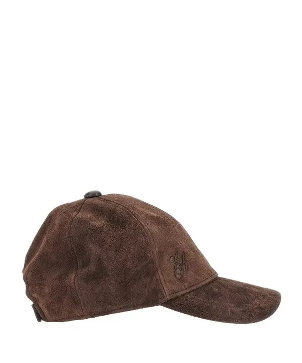 Emporio Armani Suede Baseball Cap
