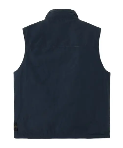 Stone Island Padded Vest With Packable Hood And Anti-drop