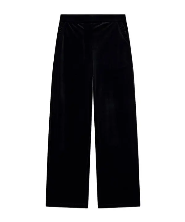 Emporio Armani Elastic Loose-fitting Long Straight Leg Solid Color Casual Pants