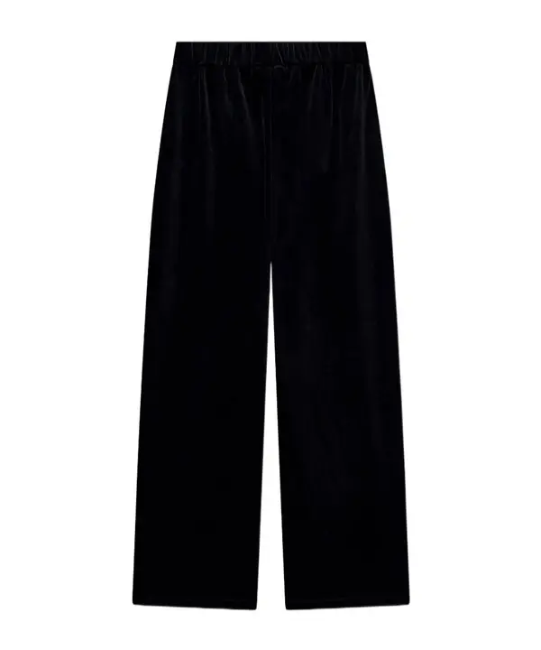 Emporio Armani Elastic Loose-fitting Long Straight Leg Solid Color Casual Pants