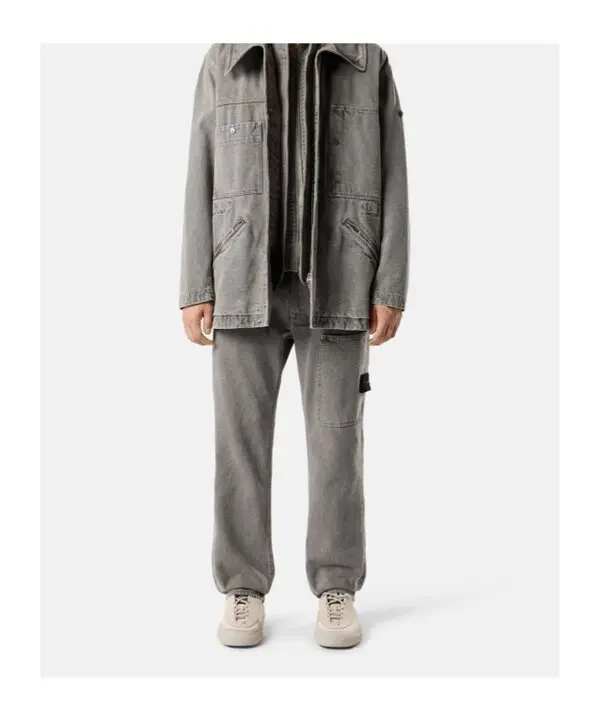 Stone Island Regular Straight-fit Chino Trousers With Pockets
