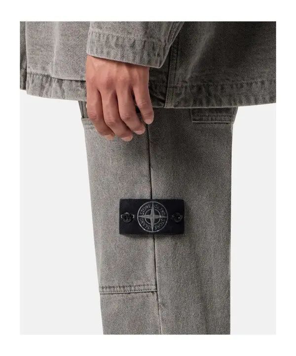 Stone Island Regular Straight-fit Chino Trousers With Pockets