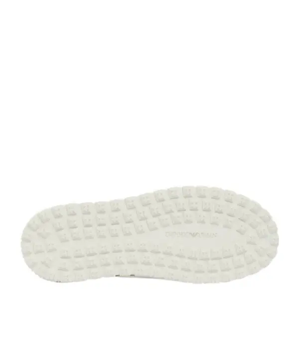 Emporio Armani Logo-tag Cleated-sole Sneakers