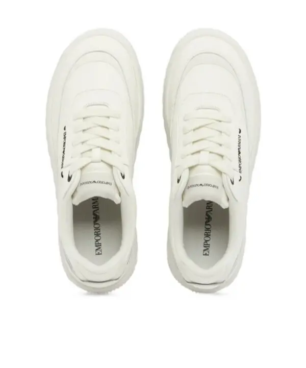 Emporio Armani Logo-tag Cleated-sole Sneakers