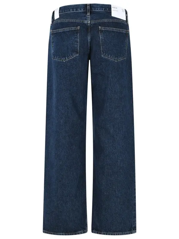 AGOLDE Dark Wash Straightwideleg Jeans