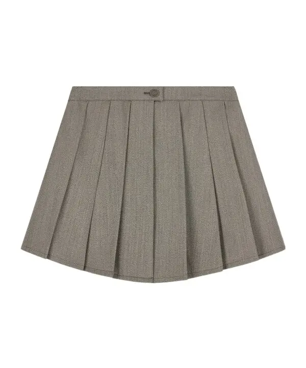 Emporio Armani Pleated Virgin Wool Culottes