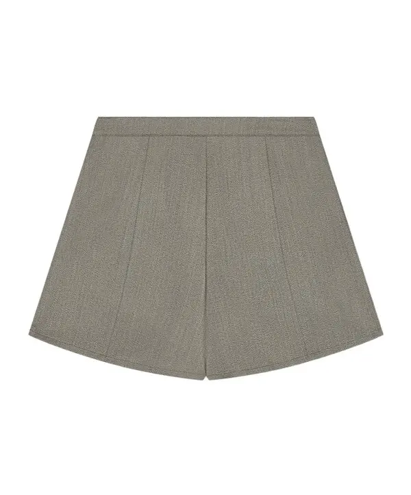 Emporio Armani Pleated Virgin Wool Culottes