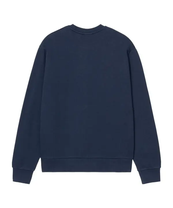 Carhartt Work In Progress Script Embroidery Sweatshirt - Blue