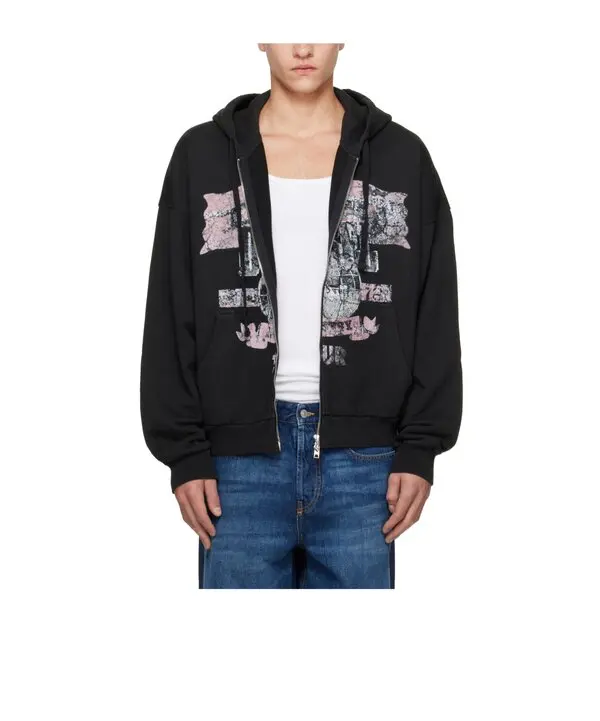 DIESEL® Will Zip Printed Hoodie