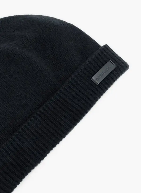 Emporio Armani Ribbed Knit Hat
