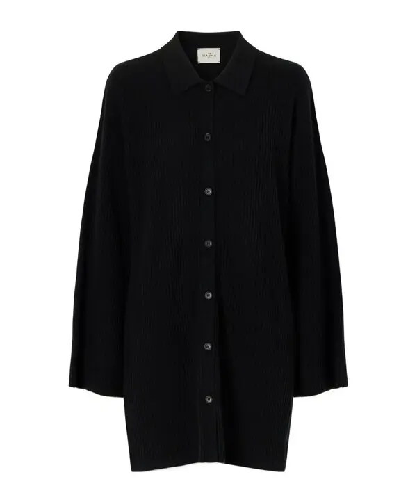Le Kasha Ribbed Cashmere Mini Dress