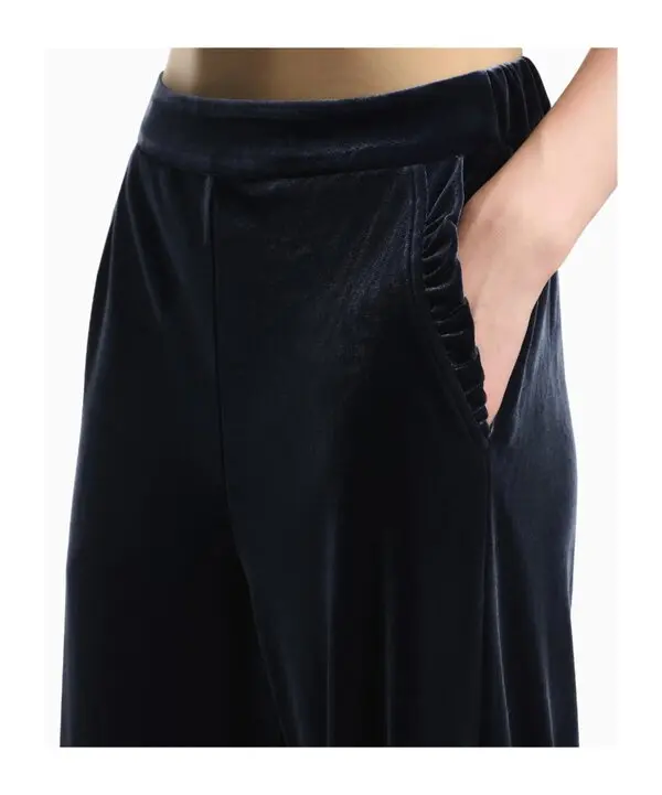 Emporio Armani Wide-leg Casual Trousers