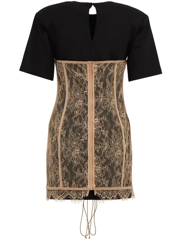 Giuseppe Di Morabito Spliced Solidcolor Dress