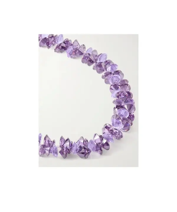 Assouline Gold-tone Cubic Zirconia And Crystal Necklace