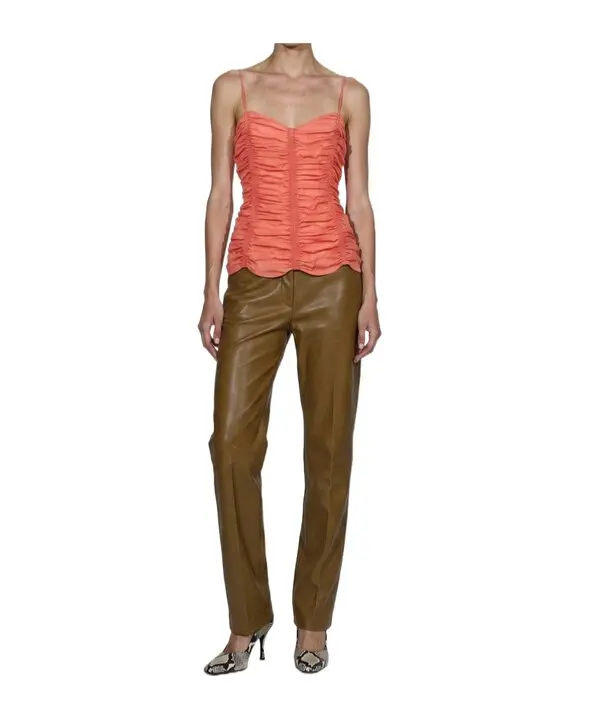 Khaite Highwaist Button Casual Pants