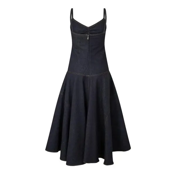 Jacquemus Denim Camisole Midiflared Dress