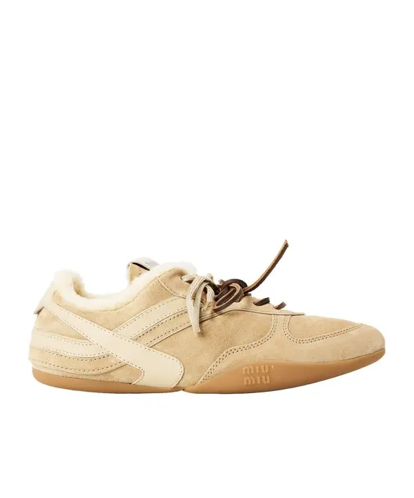 Miu Miu Suede Casual Sneakers