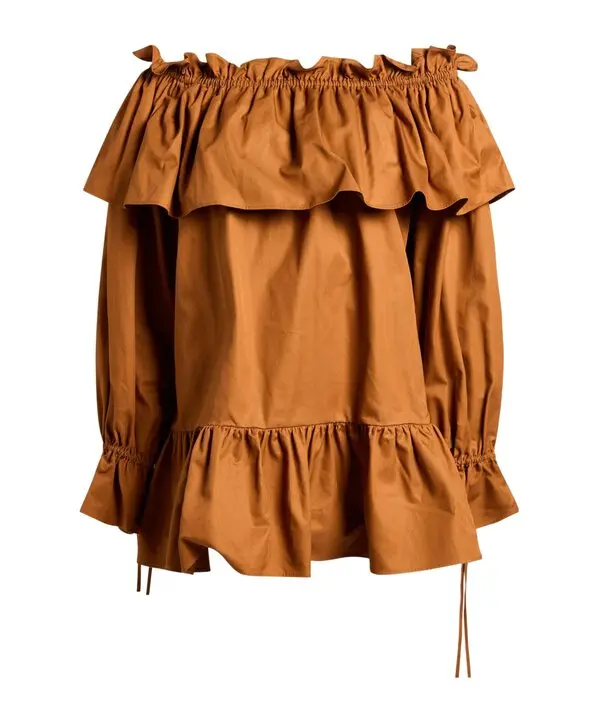 Saint Laurent Solid-colored Off-shoulder Top