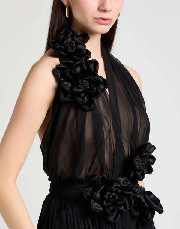 Dolce & Gabbana Sleeveless Deepv Maxi Dress