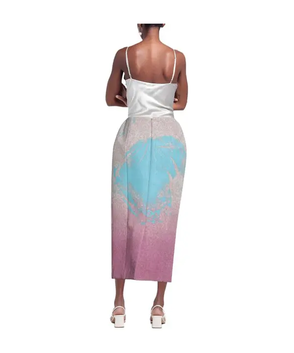 MAISON MARGIELA Multicolor Woven Pencil Skirt