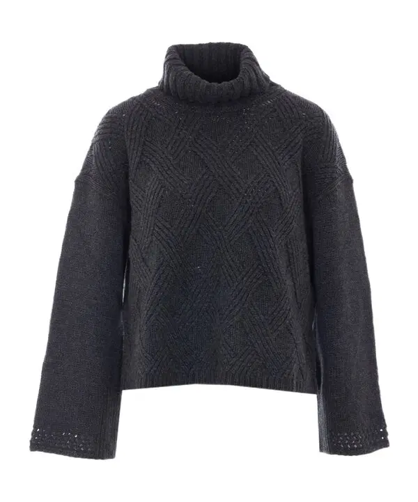 TWINSET High-neck Knit Sweater
