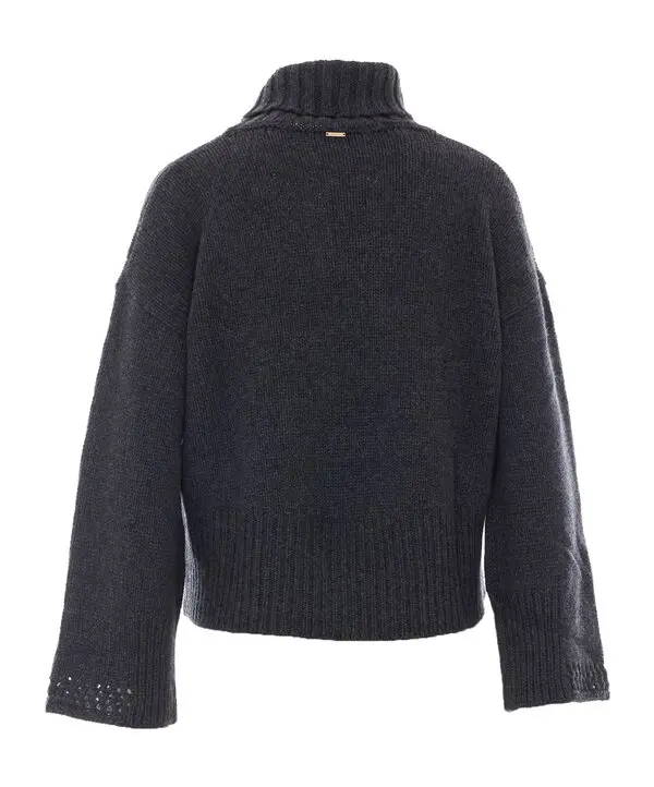 TWINSET High-neck Knit Sweater