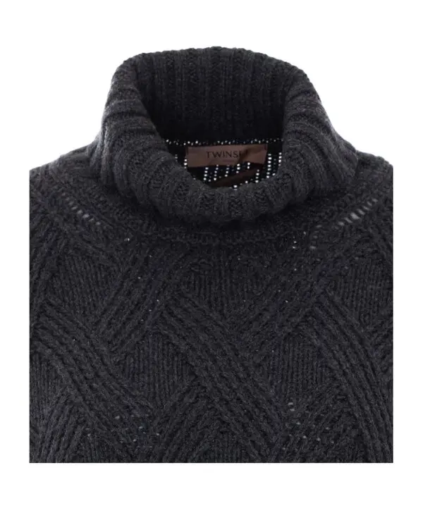 TWINSET High-neck Knit Sweater