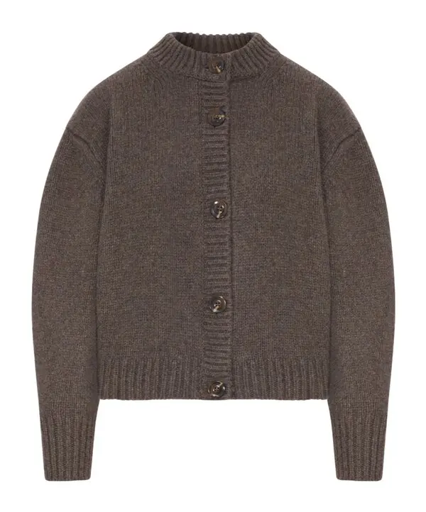 Soeur Crew-neck Single-breasted Knit Top