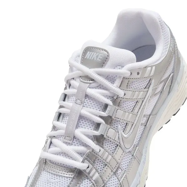 Nike P-6000 "silver Metallic" Lace Up Sneakers - No