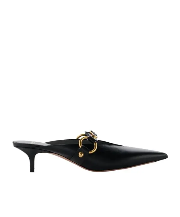 Balenciaga City Mules - Black
