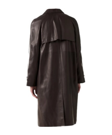 THE ROW Leather Car Coat