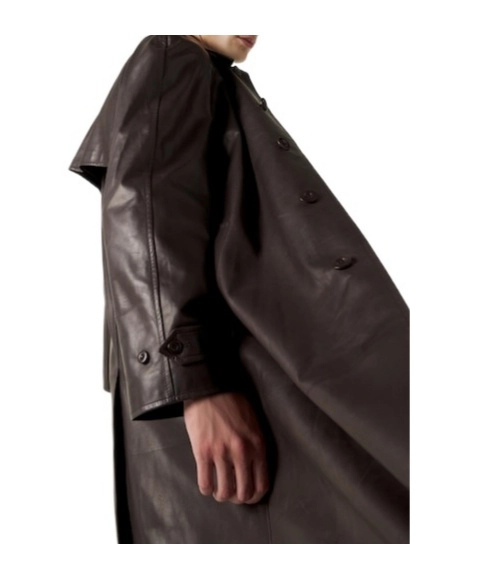 THE ROW Leather Car Coat