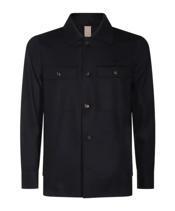 Eleventy Utility Pocket Shirt