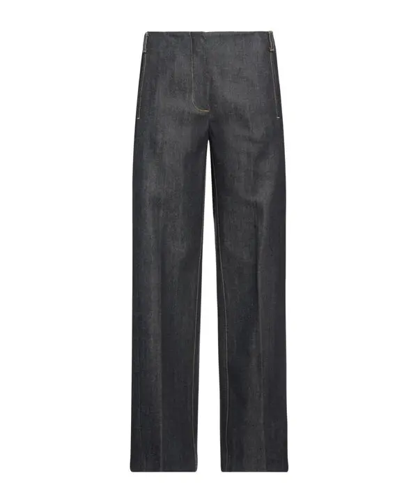 Tory Burch Darkwash Straightleg Jeans