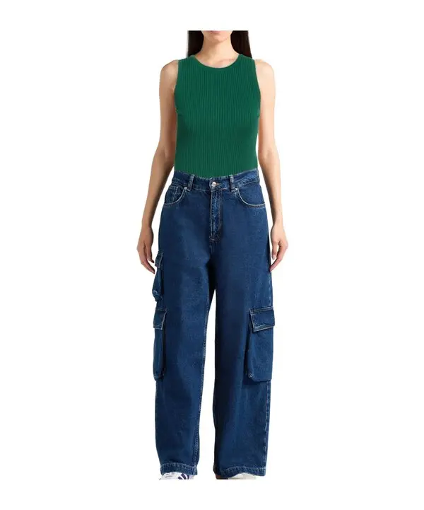 Max Mara Solidcolor Sleeveless Knit Top