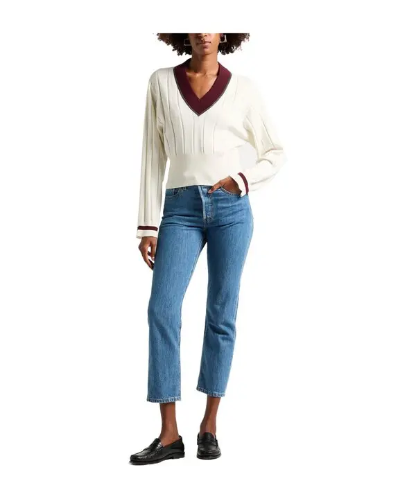 Brunello Cucinelli Twotone Cashmere Knit Sweater