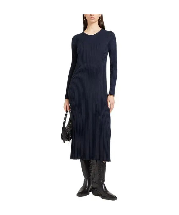 Max Mara Minimalist Longsleeve Knit Dress