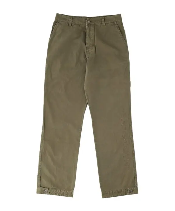 Off-White Racing Staff Gabardine Pants - Green